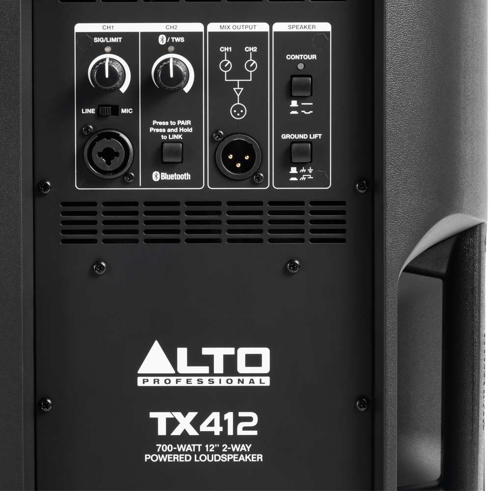 Alto TX412 With Stands & Leads - The Disc DJ Store